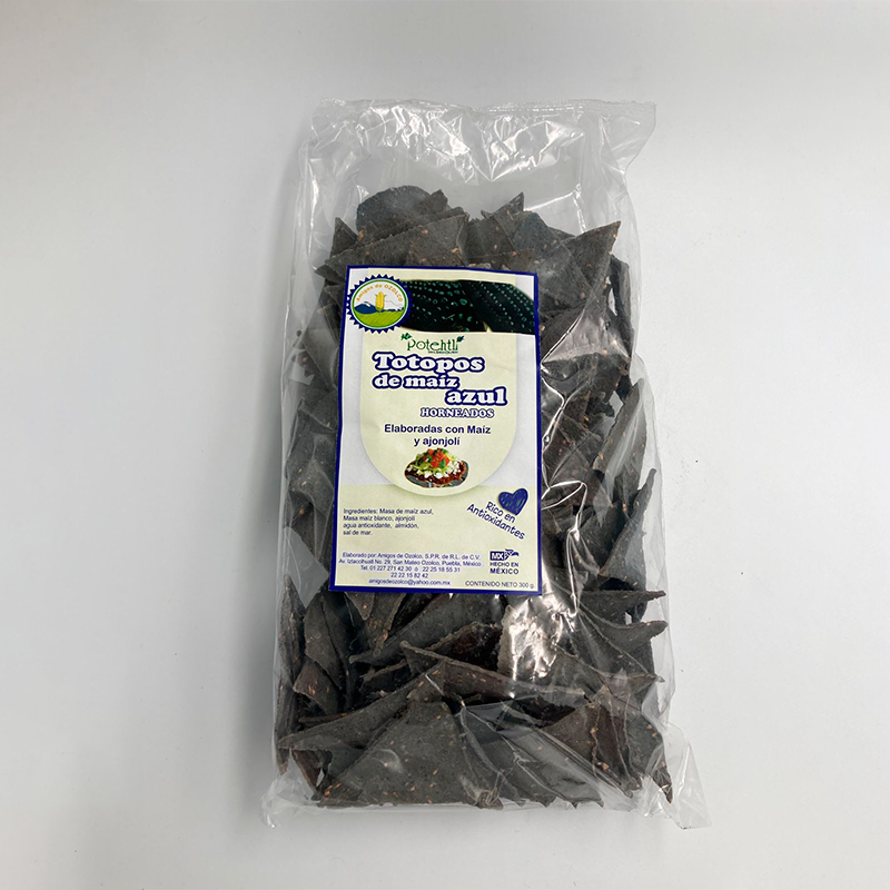Tostadas de maíz azul | Tianguis Virtual