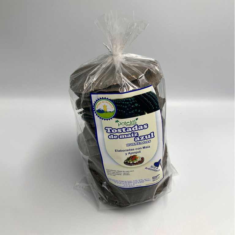 Tostadas de maíz azul | Tianguis Virtual